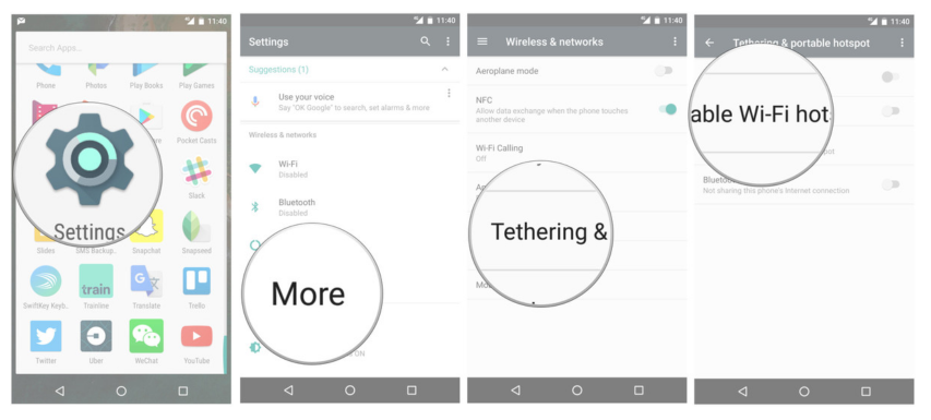 How To Set Up Personal Hotspot On Your Device – Wing Help Center